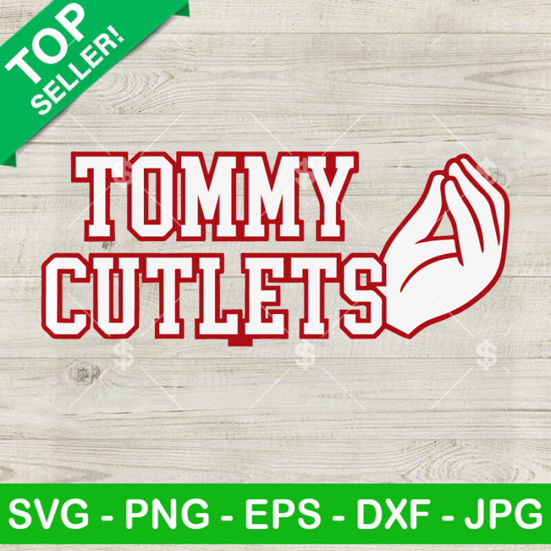 Tommy Cutlets Hand SVG, Tommy Cutlets NFL football SVG, Italian Hand ...