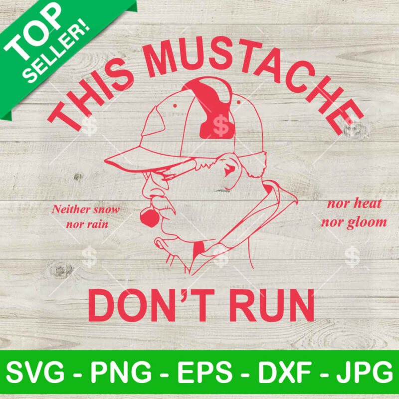 This Mustache Don't Run KC Chiefs SVG, Andy Reid Chiefs Football SVG ...