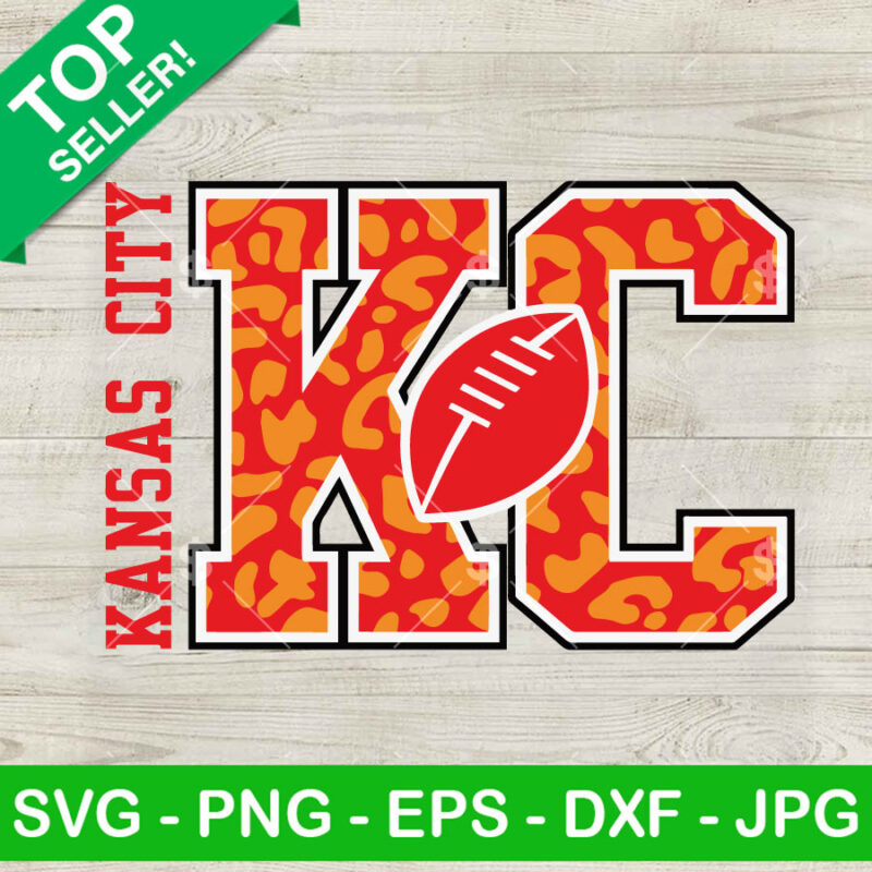 Kc Chiefs Football SVG cut file, Kansas City Chiefs NFL football SVG ...