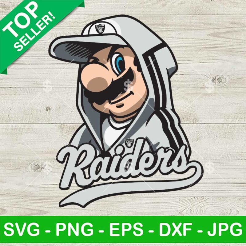Super Mario Las Vegas Raiders NFL SVG, Super Mario NFL SVG, Las Vegas ...