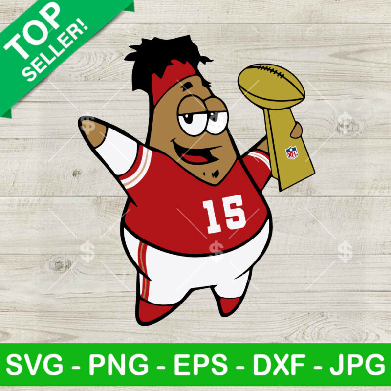 Patrick Star Mahomes Super Bowl cup SVG, Kansas City Chiefs Patrick ...