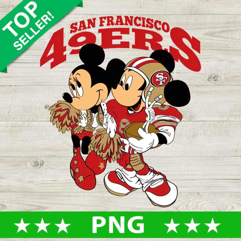 San Francisco 49ers Mickey Football PNG, San Francisco 49ers Disney ...