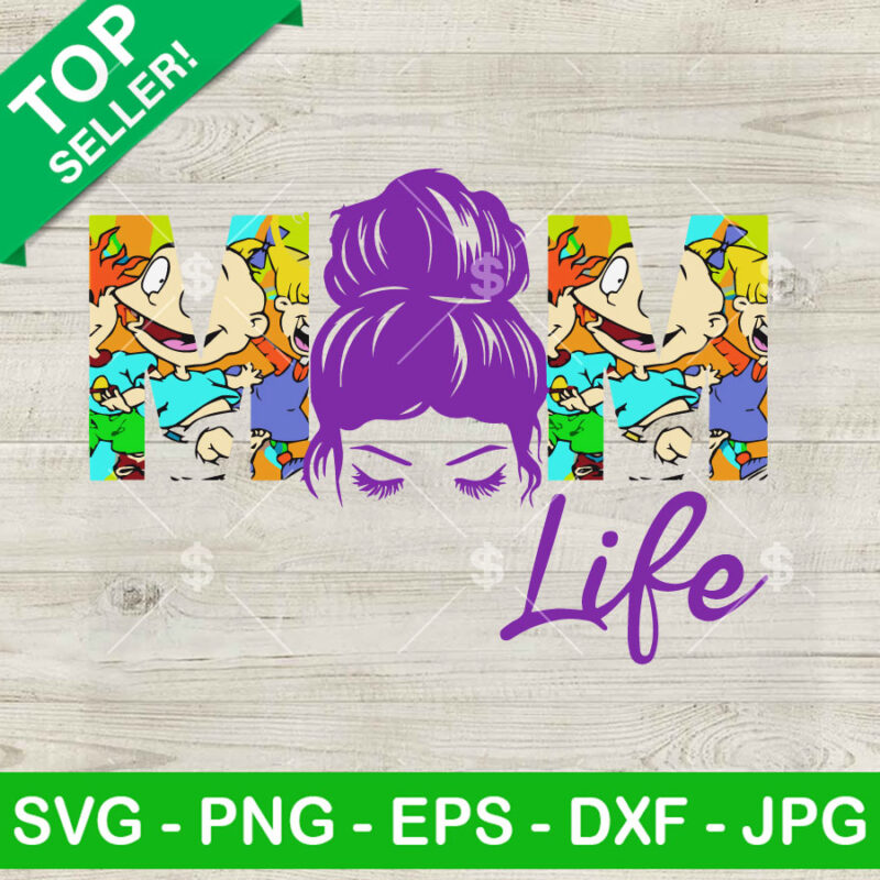 Rugrats Mom Life SVG, Rugrats American Baby SVG, Mom Life SVG, Rugrats SVG