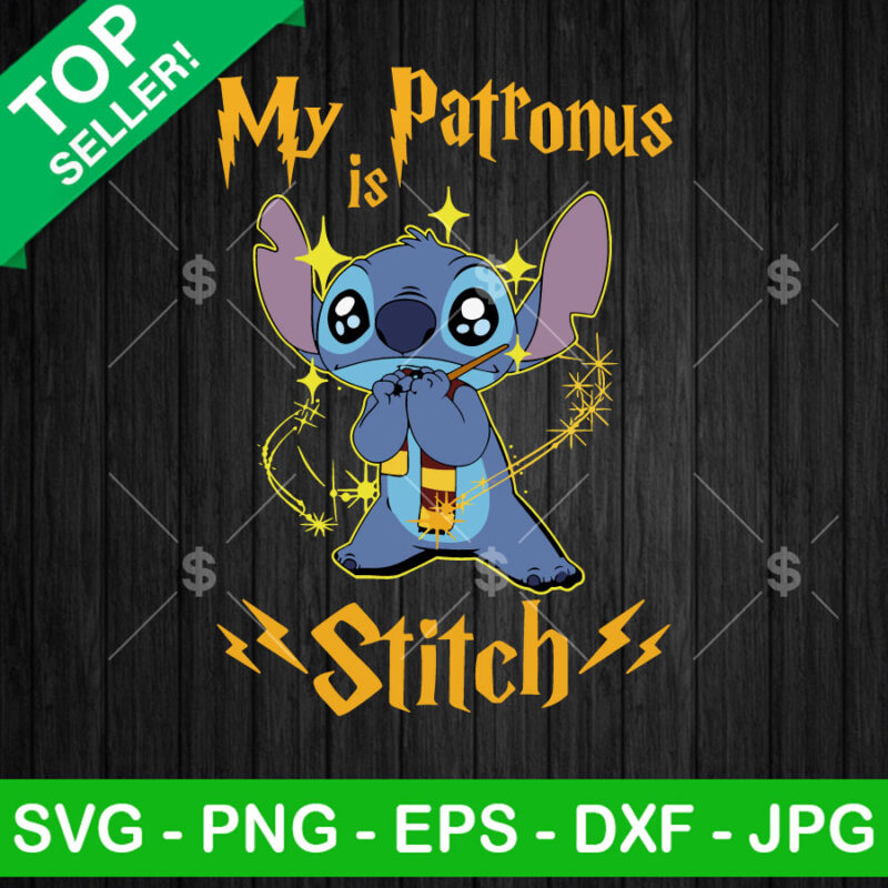 My Patronus Is Stitch SVG, Disney Stitch Harry Potter SVG, Hogwarts SVG ...