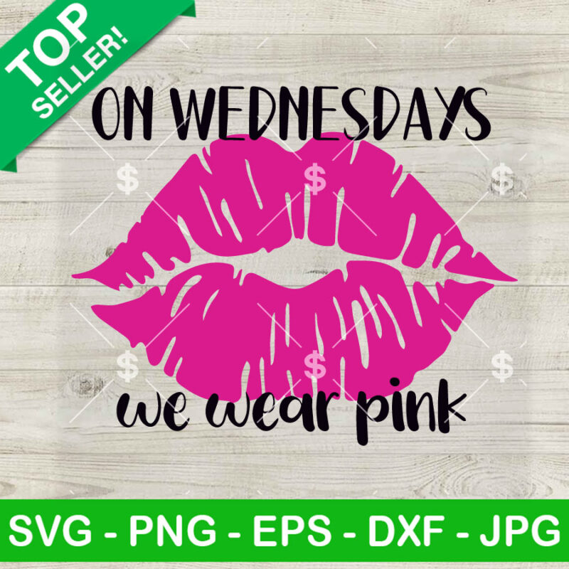 Mean Girls Wednesday We Wear Pink SVG, Mean Girls SVG, Horror Mean ...