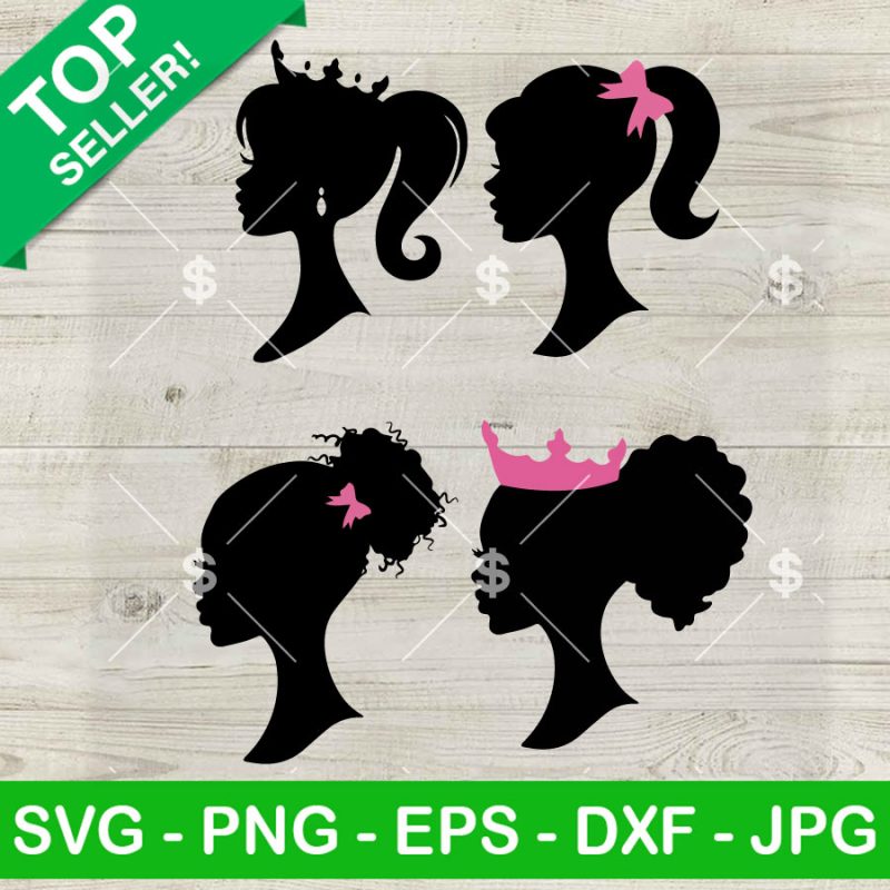 Barbie Doll SVG Bundle, Barbie Logo SVG, Black Barbie Girl SVG PNG DXF EPS