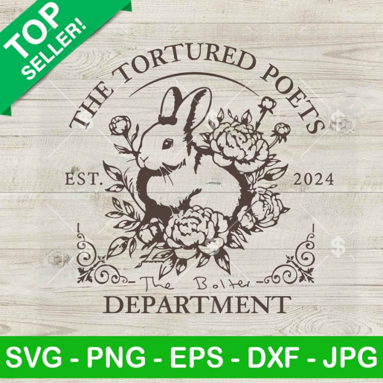 Rabbit The Tortured Poets Department SVG, Taylor Swift New Album SVG ...