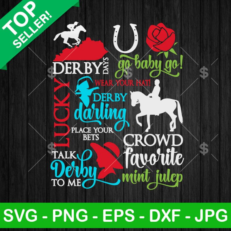 Talk Derby To Me SVG, Lucky Derby Day SVG, Derby Darling SVG Cricut PNG ...