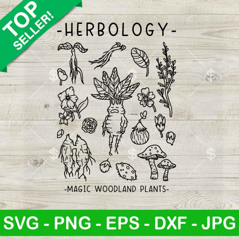 Herbology Magical Plants SVG, Harry Potter SVG, Hogwarts Witchcraft SVG ...