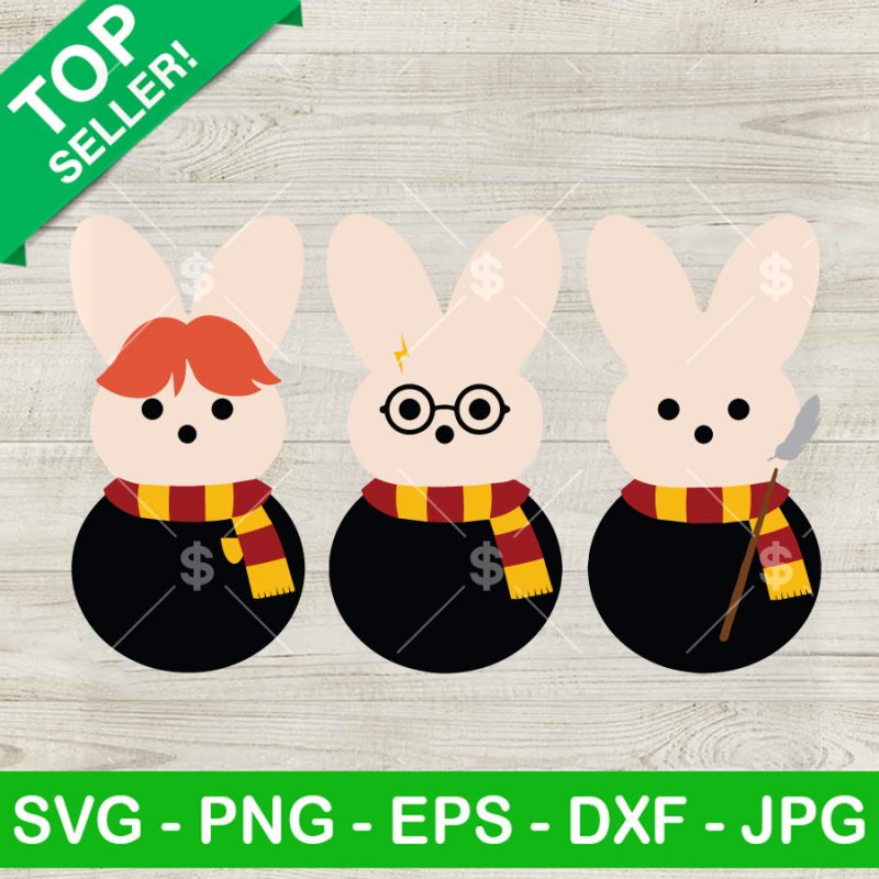 Harry Potter Easter Bunny Peeps SVG, Harry Potter And Friends SVG ...
