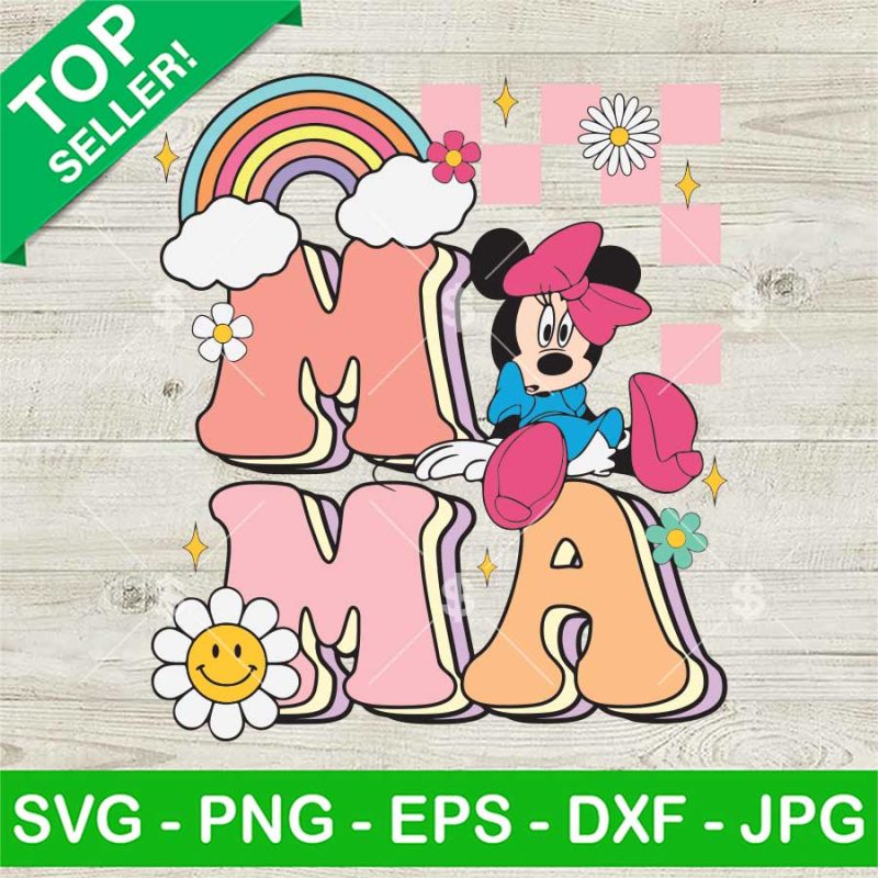 Mama Minnie Mouse SVG, Disney Mother's Day SVG, Disney Mom SVG PNG DXF EPS
