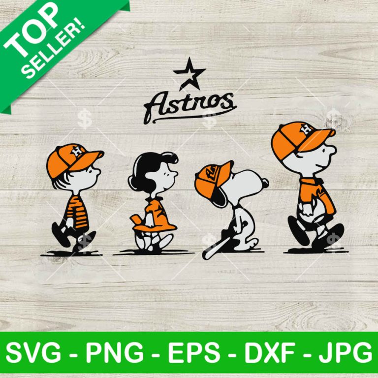 Houston Astros Peanuts Movie SVG, Houston Astros Baseball Snoopy SVG ...