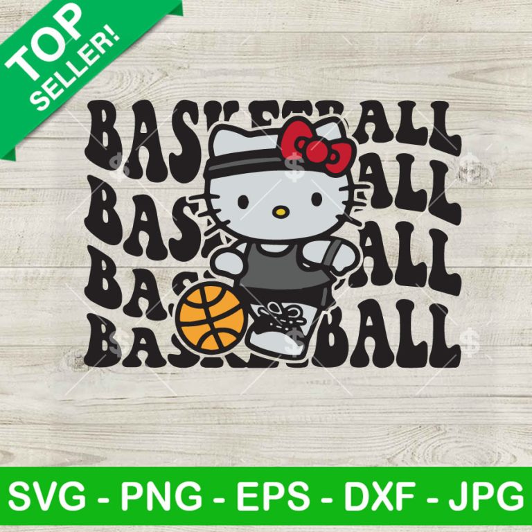 Hello Kitty Play Basketball SVG, Hello Kitty Basketball SVG, Hello ...