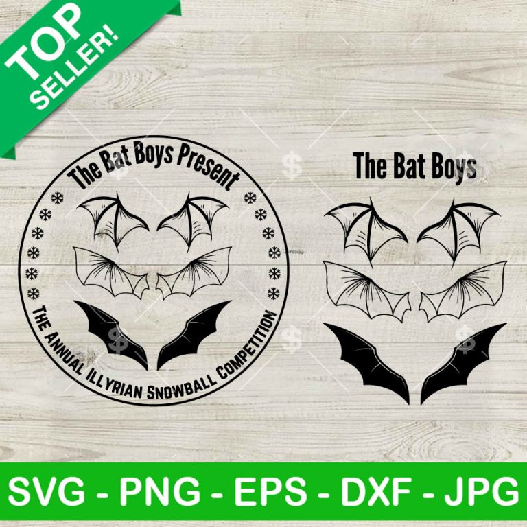 The Bat Boys SVG, Bat Boys Vintage Acotar SVG, The Night Court ...