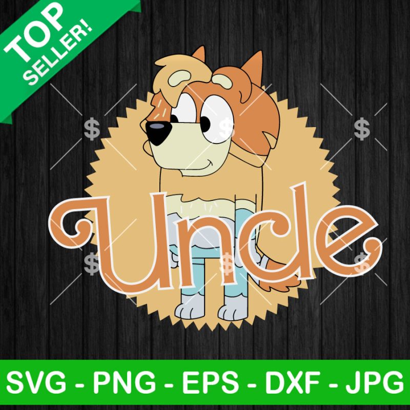 Funny Bluey Uncle Rad SVG, Uncle Rad Heeler Barbie Circle Logo SVG ...