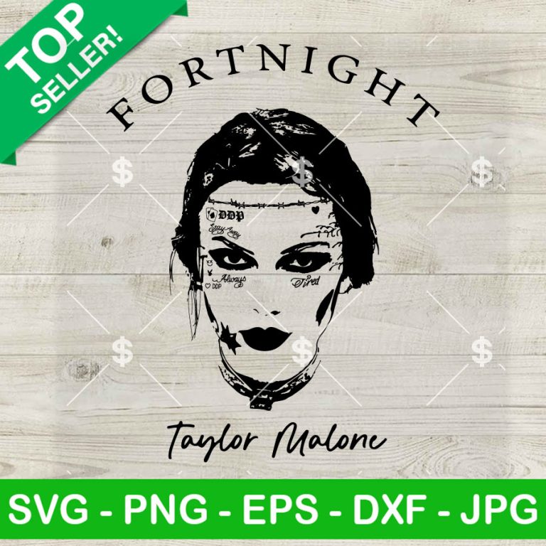 Taylor Swift Fortnight New Album SVG, Taylor Swift and Post Malone SVG ...