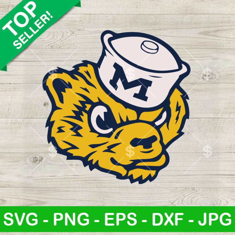 Michigan Wolverines Team Logo SVG, Michigan Wolverines Football SVG ...