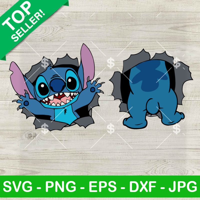 Disney Cute Stitch Breakout SVG Bundle, Disney Stitch Characters SVG ...