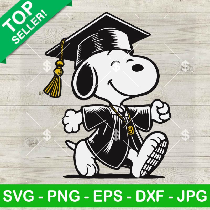 Graduation Snoopy Senior SVG, Cute Snoopy Senior SVG, End Of School SVG ...