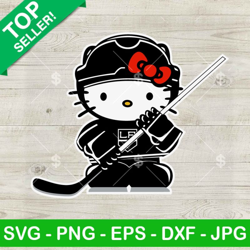 Hello Kitty LA Kings Hockey SVG, Hello Kitty Hockey Team SVG, NHL SVG ...