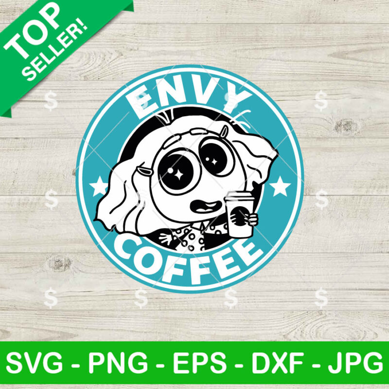 Envy Inside Out 2 Coffee SVG, Inside Out Emotion SVG, Pixar Inside Out ...