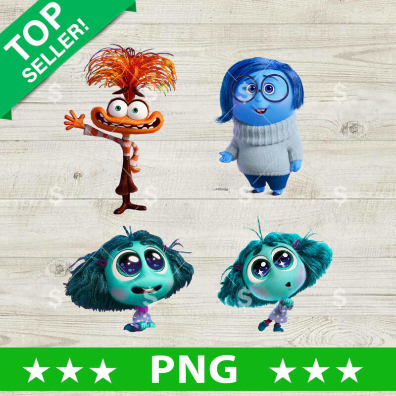 Inside Out 2 Envy Character Bundle PNG, Inside Out Envy Sublimation ...