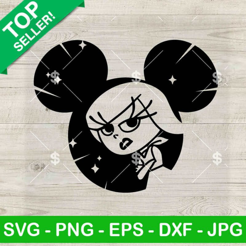 Inside Out Disgust SVG, Insdie Out 2 Characters SVG, Disney Pixar Movie ...