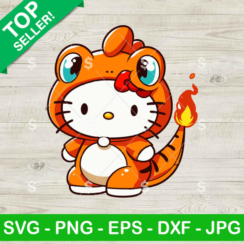 Hello Kitty Charizard SVG, Charizard Charizard SVG, Pokemon Hello Kitty ...