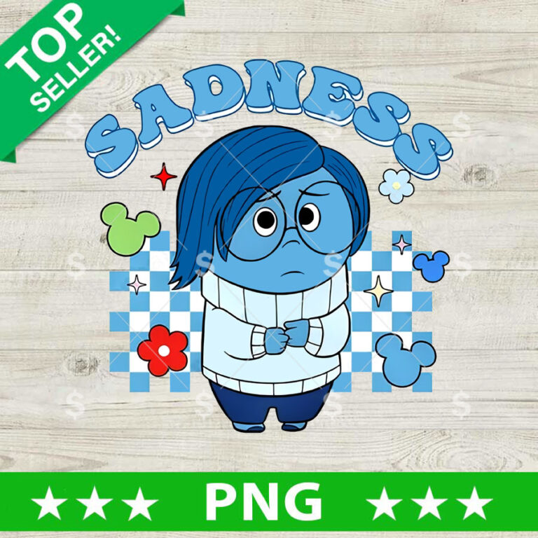 Sadness Emotion Inside Out PNG, Inside Out 2 PNG, Fear PNG Sublimation ...