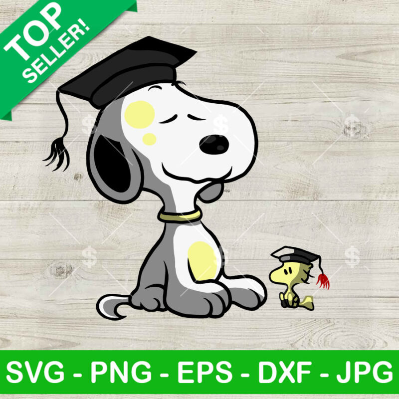 Graduation Snoopy Senior SVG, Cute Snoopy Senior SVG, End Of School SVG ...