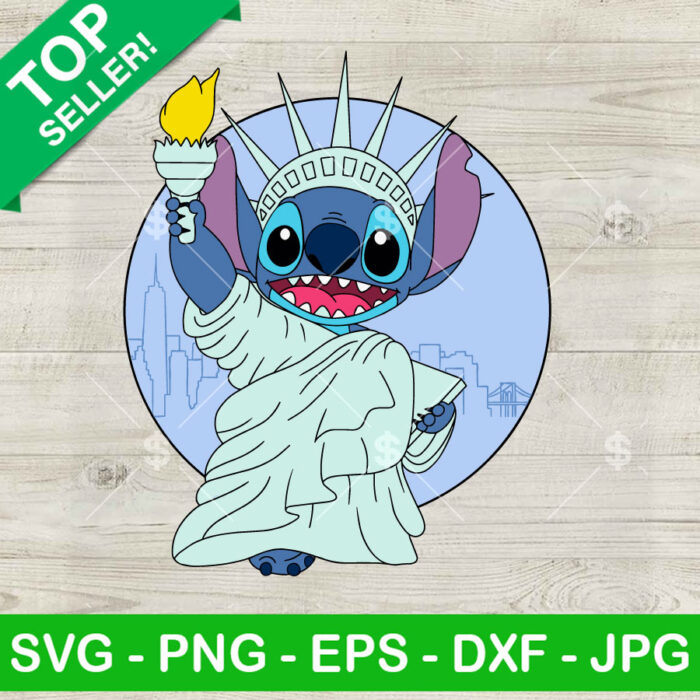 Sully Monster Inc And Stitch Red White Blue SVG, Stitch 4th Of July SVG ...