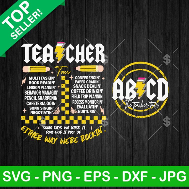 Teacher Tour SVG, Teacher Last Day Of School SVG,ABCD Teacher Tour SVG ...