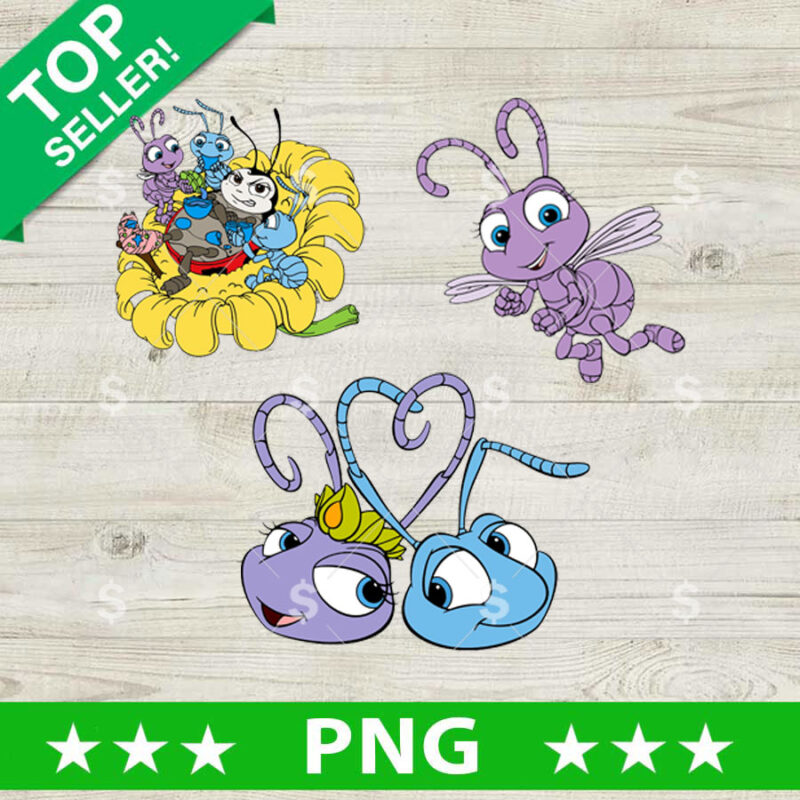 A Bugs Life Aunt Character Bundle PNG, A Bug's Life Movie Sublimation ...