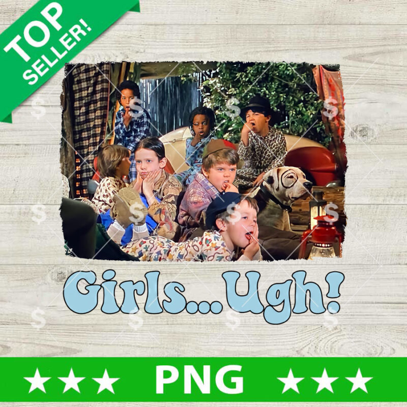 Girls Ugh Little Rascals PNG, Little Rascals Movie Retro Sublimation PNG