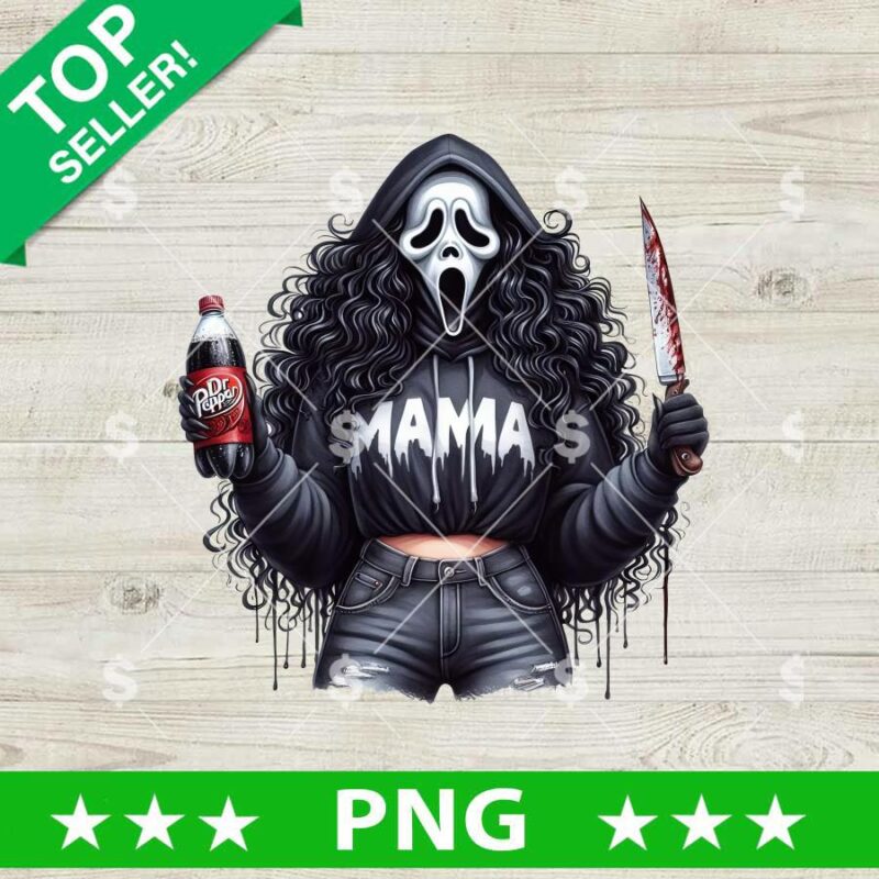 Scream Ghostface Mama Horror Dr Pepper PNG, Ghostface Horror ...