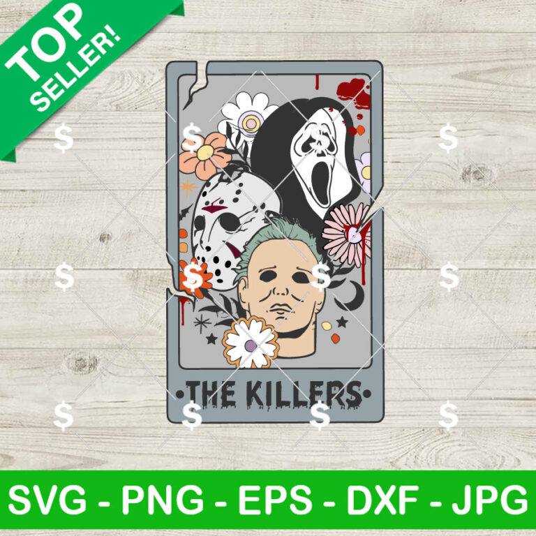 The Killers Halloween Tarot SVG, Killers Halloween SVG Bundle, Horror ...