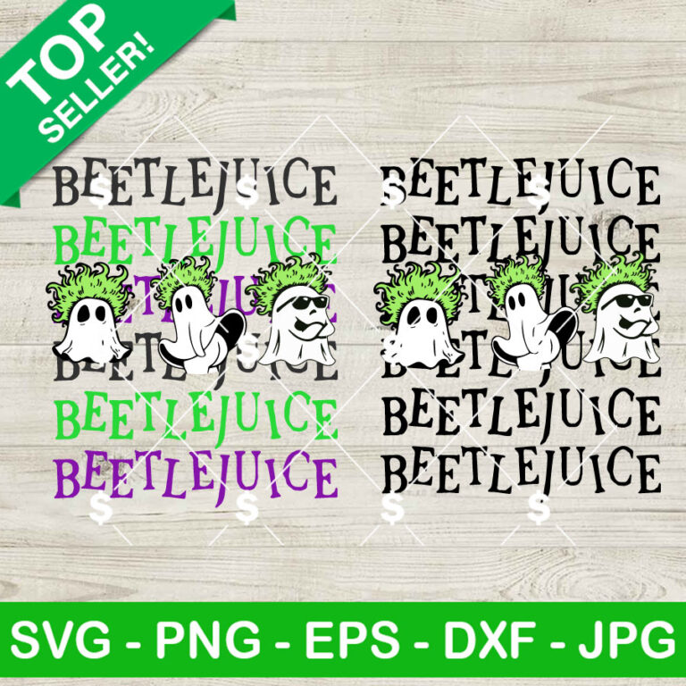 Beetlejuice Ghost SVG Bundle, Beetlejuice Cute Hair SVG, Beetlejuice ...