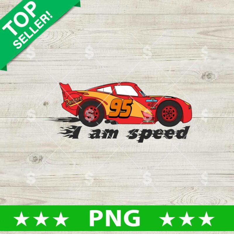 I am Speed Mc Lighting Queen PNG, Mc Lighting Queen Sublimation PNG