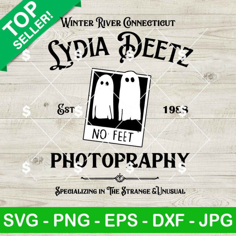 Lydia Deetz Polaroid SVG, Beetlejuice SVG, No Feet SVG