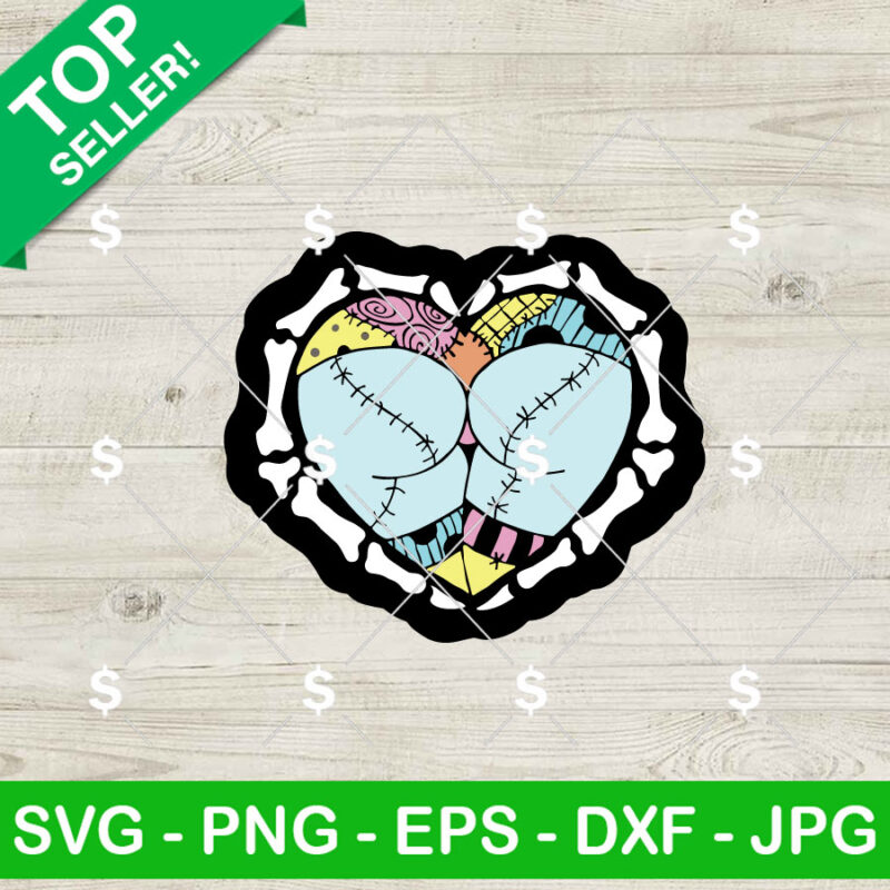 Sally Skellington Booty Skeleton SVG, Sally Skellington Spooky SVG ...