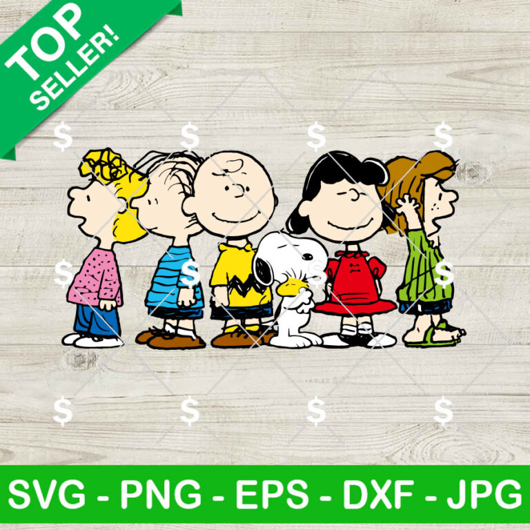 Snoopy Woodstock Peanuts SVG, Peanuts Characters SVG, Snoopy Cartoon PNG Digital Files