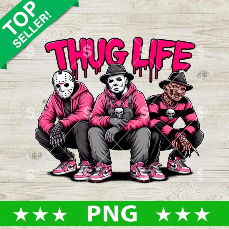 Freddy Krueger Michael Myers Thug Life PNG, Jason Voorhees Thug Life ...