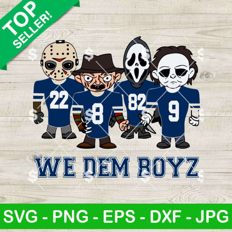 We Dem Boyz Horror Freddy Krueger SVG, NFL Dallas Cowboys SVG, We Dem ...
