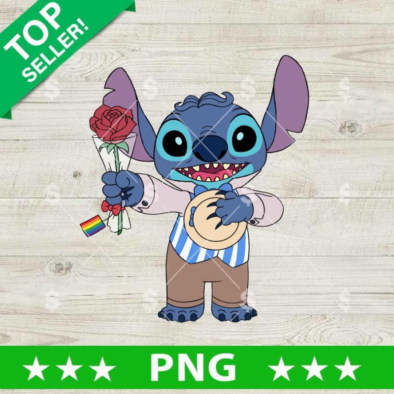 Stitch Prince Disney PNG, Stitch Disney PNG, Prince Frog Stitch ...