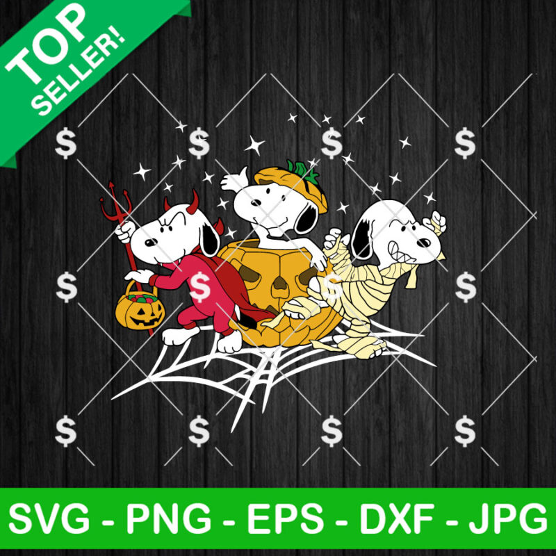 Snoopy Funny Halloween SVG, Snoopy Mummy SVG, Snoopy Dracula SVG