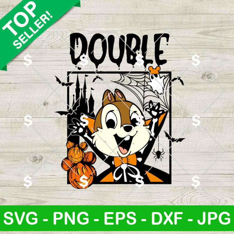 Chip N Dale Halloween Double Trouble SVG, Chip N Dale Halloween SVG ...