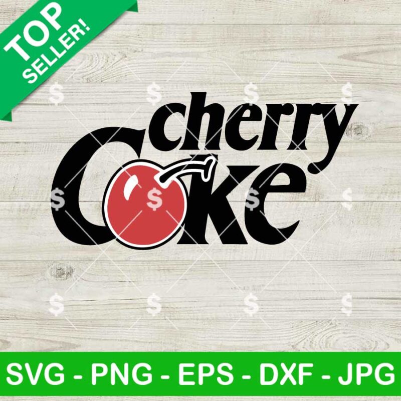 Cherry Coke SVG, Coke SVG, Cherry SVG PNG