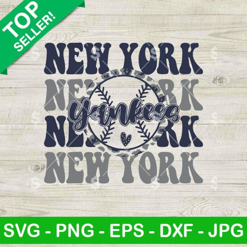 New York Yankees Baseball SVG, New York Yankees SVG, MLB Baseball Team SVG