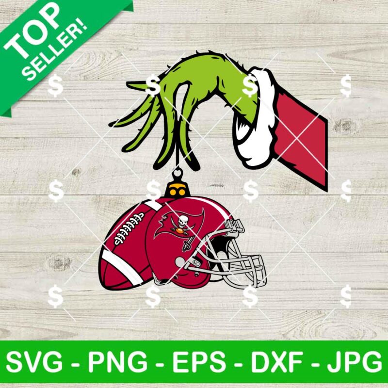 Grinch Hand Tampa Bay Buccaneers Football SVG, Grinch Football NFL SVG ...
