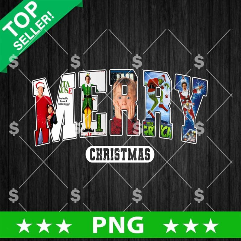 Retro Christmas Movie Cassette Characters PNG, 90s Christmas Movie PNG ...